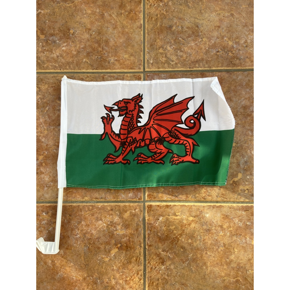 Welsh Dragon Car Flag (Wales) - World Flag Shop