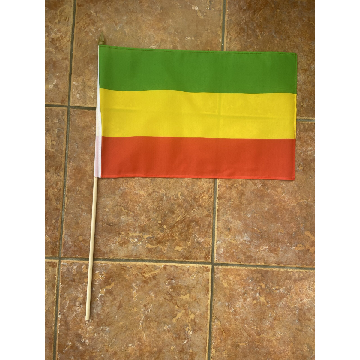 Ethiopia large hand flag - World Flag Shop