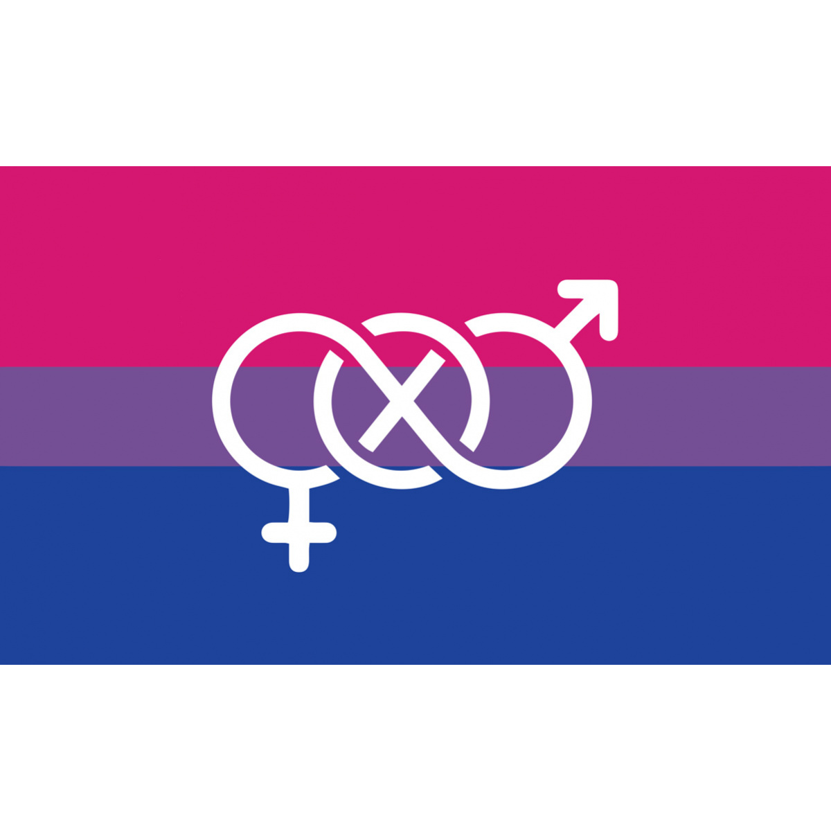 Bi Pride symbol (Gay Pride) 5'x3' TO CLEAR!!! - World Flag Shop